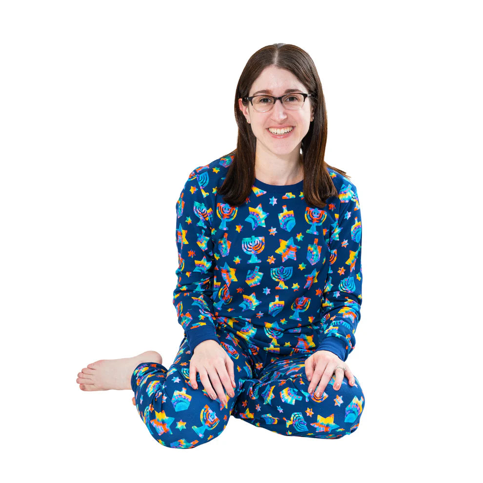 Adult Tie Dye Hanukkah Pajamas – Read & Rite
